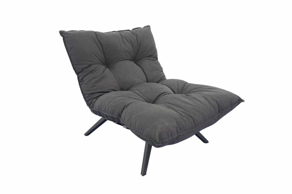 Fishbone Chair and Stool Black/Sooty - Modern Style