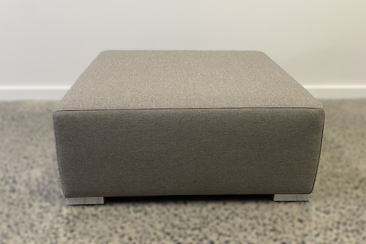 Footstool Beige Square 70X70 - Modern Style