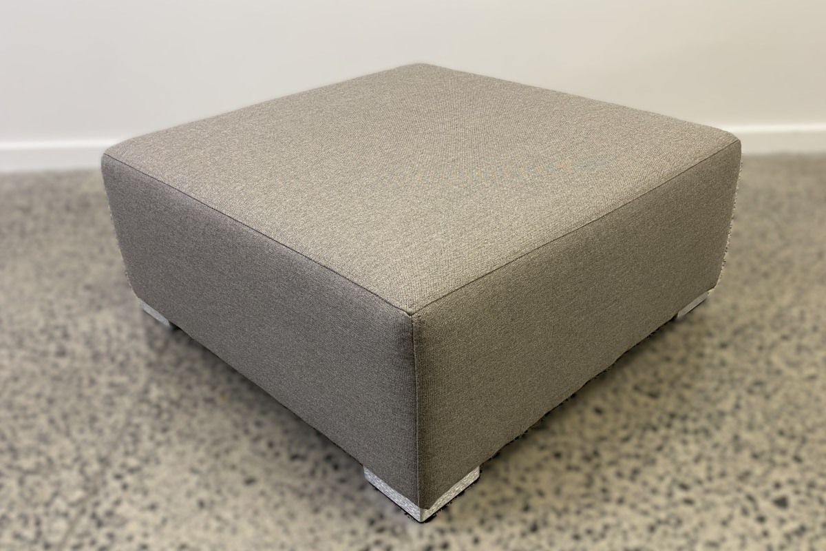 Footstool Beige Square 70X70 - Modern Style