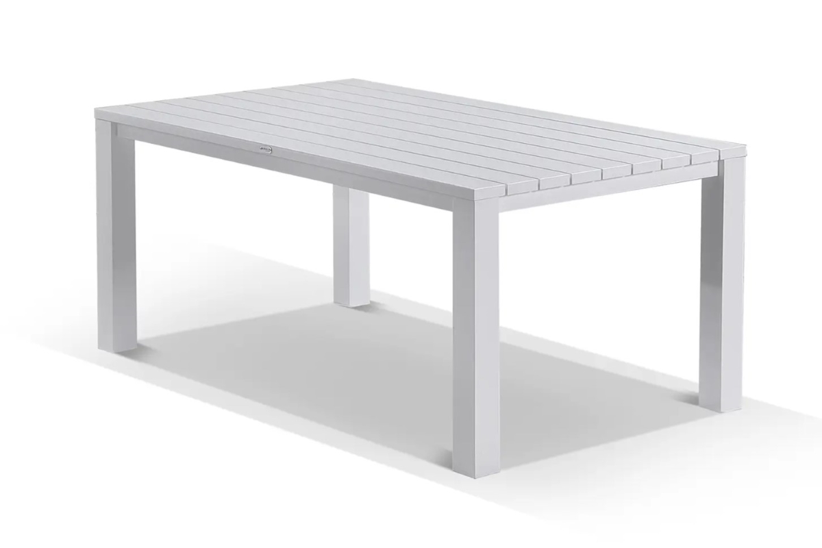 Cove Outdoor Dining Table 165cm - White - Modern Style