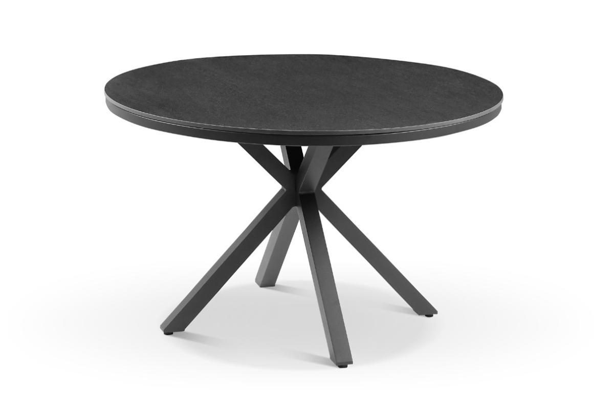 Cove Round Outdoor Dining Table | Charcoal | Modern Style