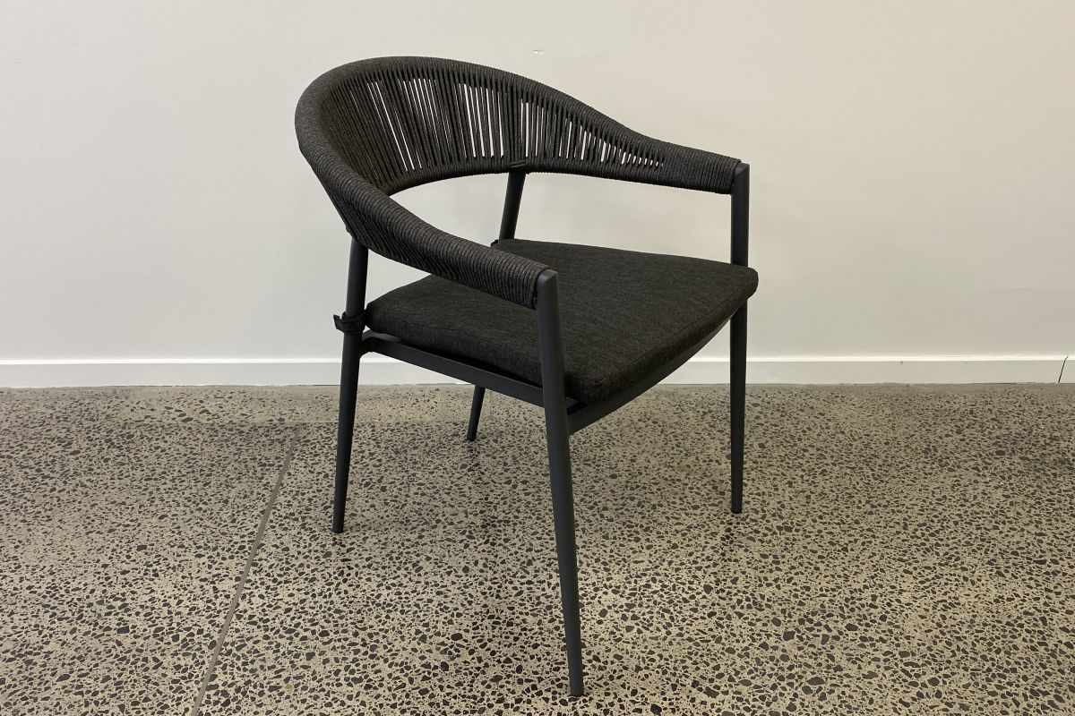 Round Ceramic Table & Cove Chairs 5-Pc Set | Modern Style