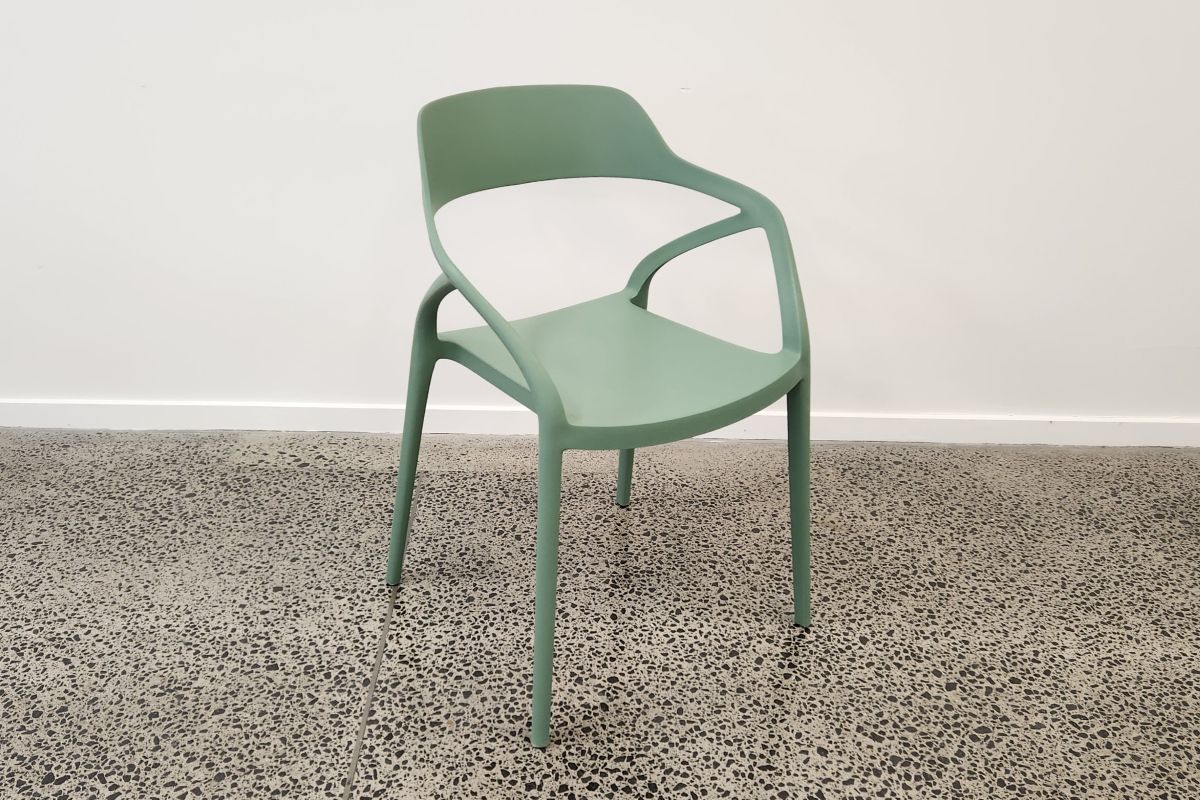 Resin Outdoor Chairs | Lyra Green | Modern Style