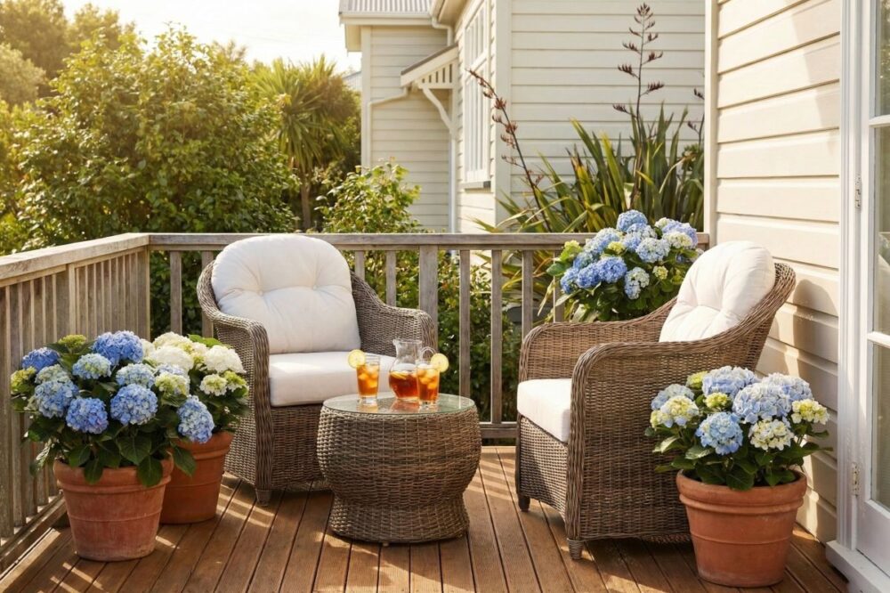 Hampton Outdoor Rattan Chairs | Sunbrella | Modern Style