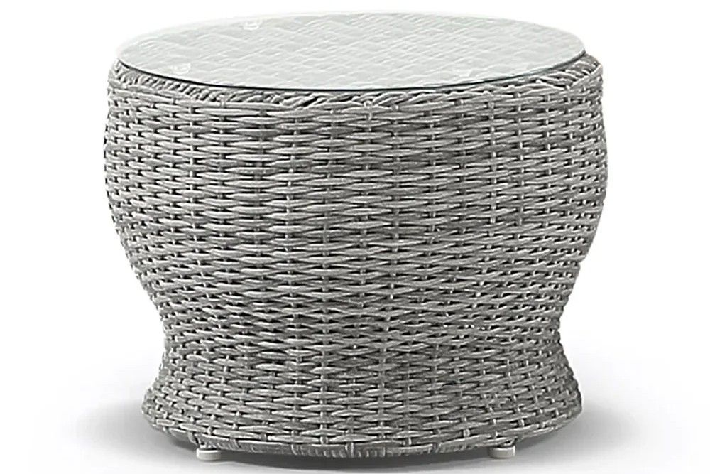 Hampton Rattan Outdoor Side Table | Shop Now | Modern Style