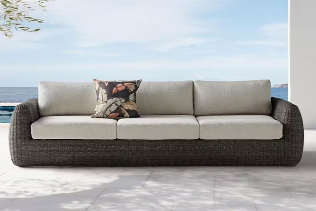 Luva 3pc Rattan Outdoor Lounge Set - Modern Style