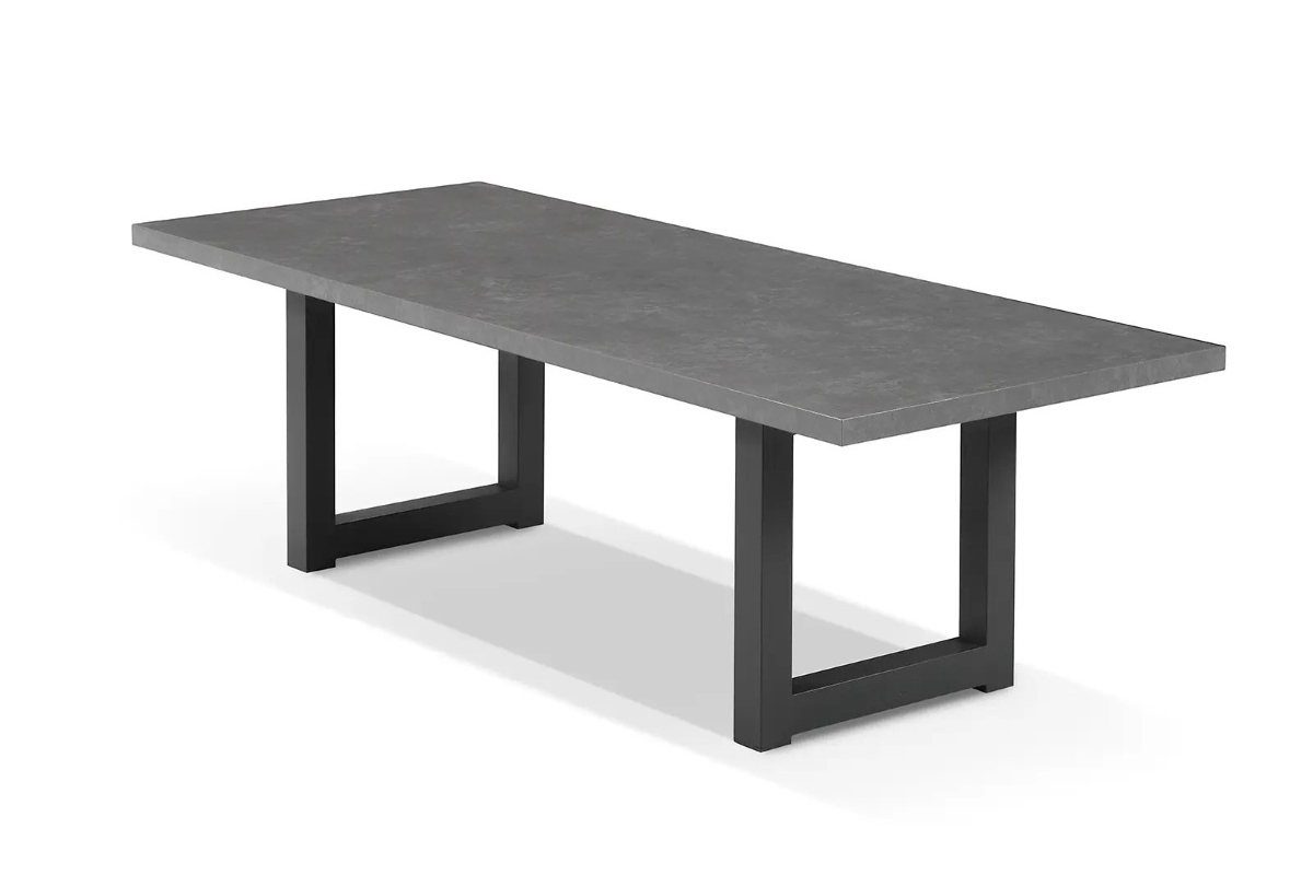 Modena Mid-Grey Ceramic Dining Table | Modern Style