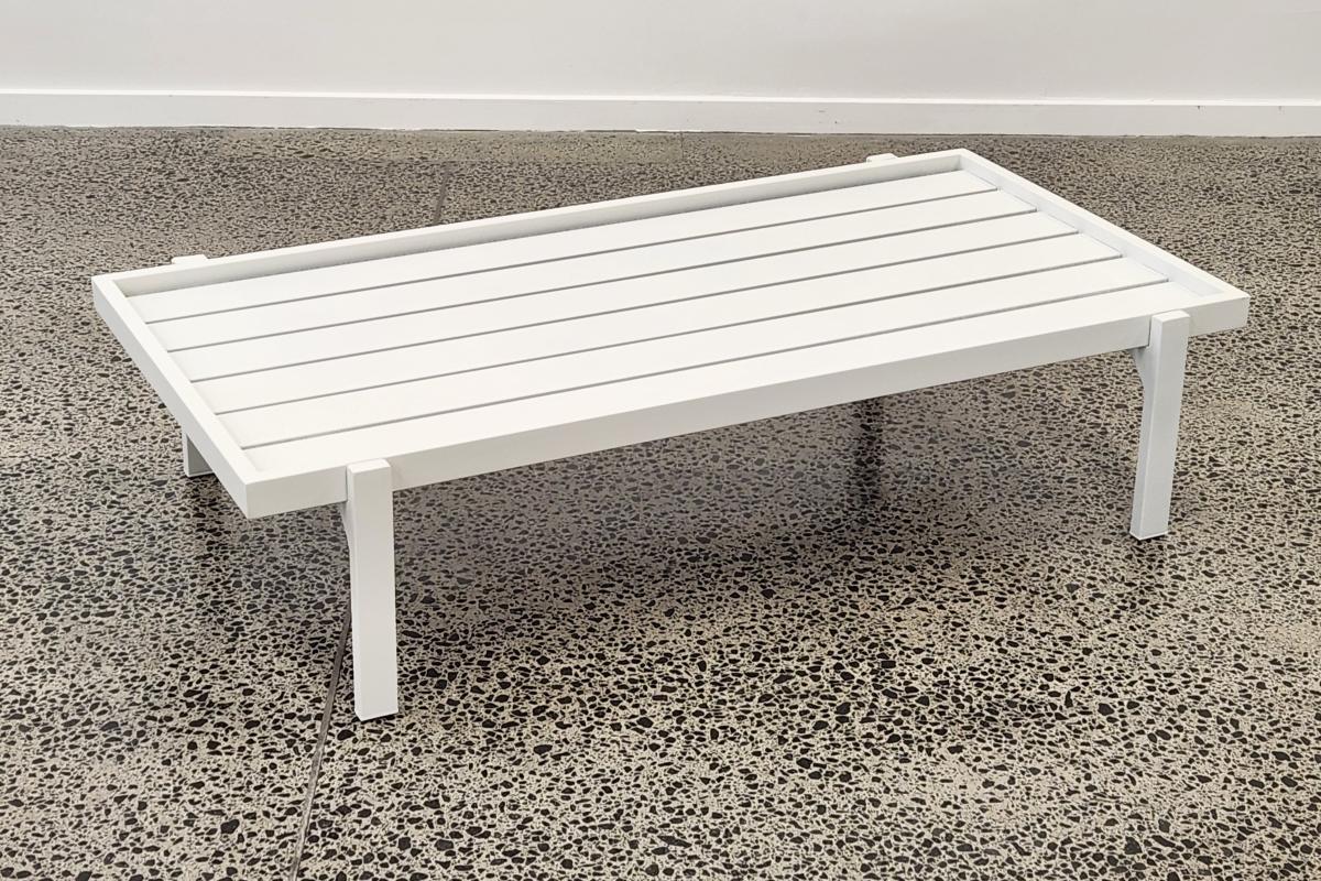 Mood Rectangle Coffee Table White - Modern Style