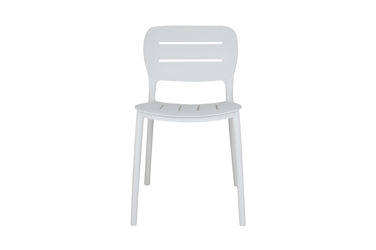 Grace White Resin Chairs | Durable Dining Seating | Modern Style