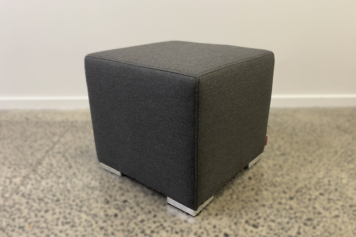 Footstool Sooty Square 45 x 45 - Modern Style