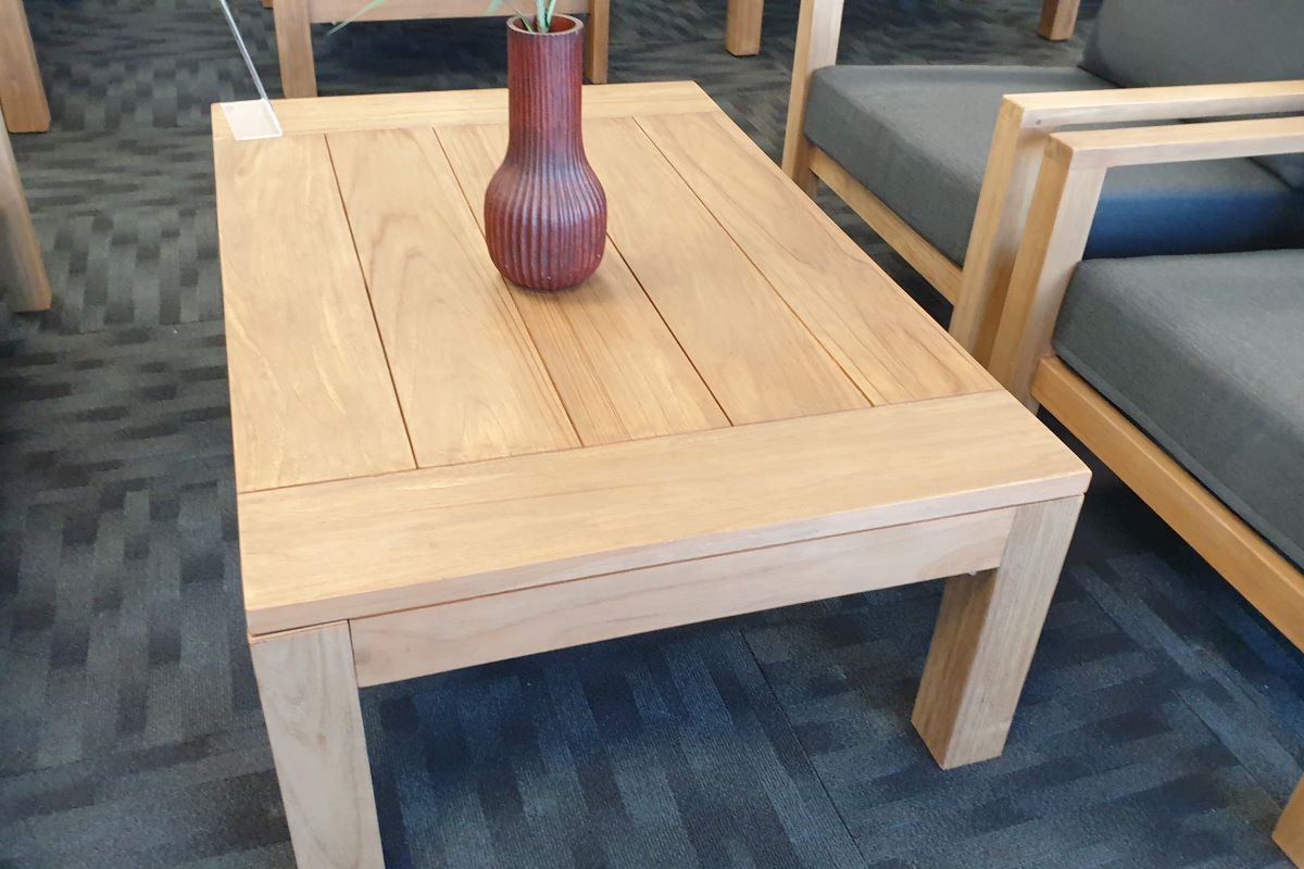 Gemini Teak Coffee Table - Modern Style